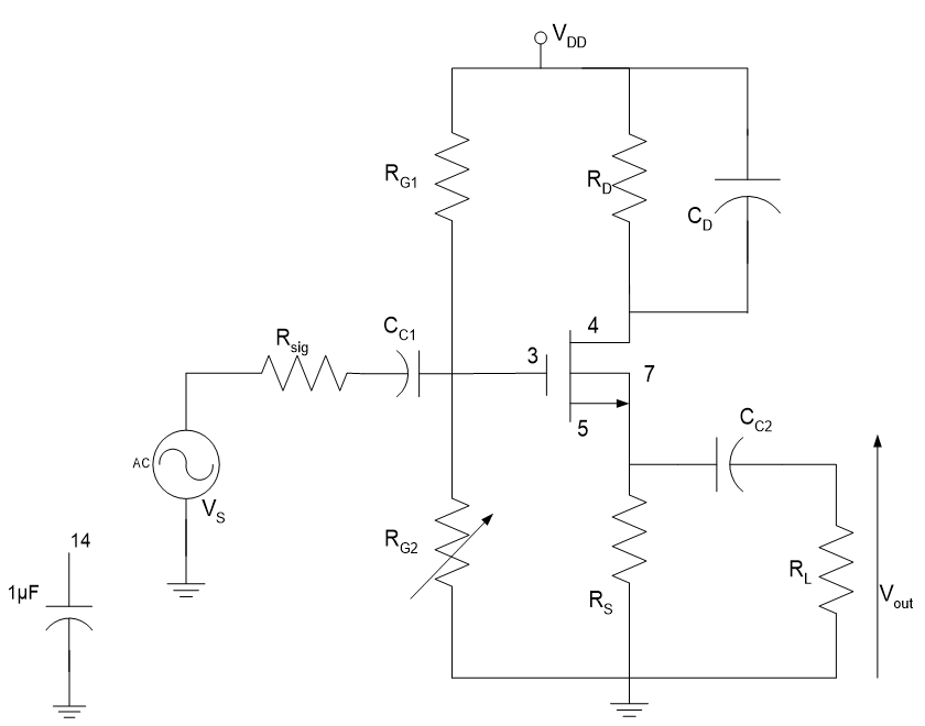 Solved 1. Calculate the gain of the CD amplifier given in | Chegg.com