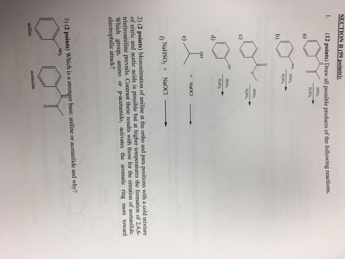 Solved Draw all possible products of the following | Chegg.com