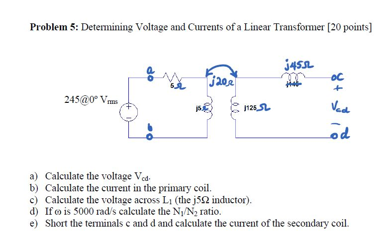 Solved Determining Voltage and Currents of a Linear | Chegg.com