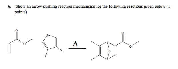 Solved Show an arrow pushing reaction mechanisms for the | Chegg.com