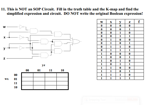 Solved The Circuit At Right Is Not Minimized Plot The Sop
