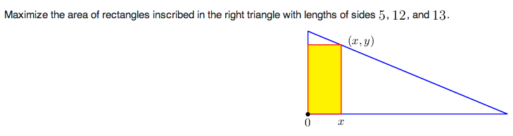 Solved Maximize the area of rectangles inscribed in the | Chegg.com