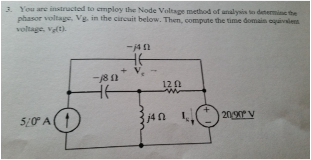 Solved You are instructed to employ the Node Voltage method | Chegg.com