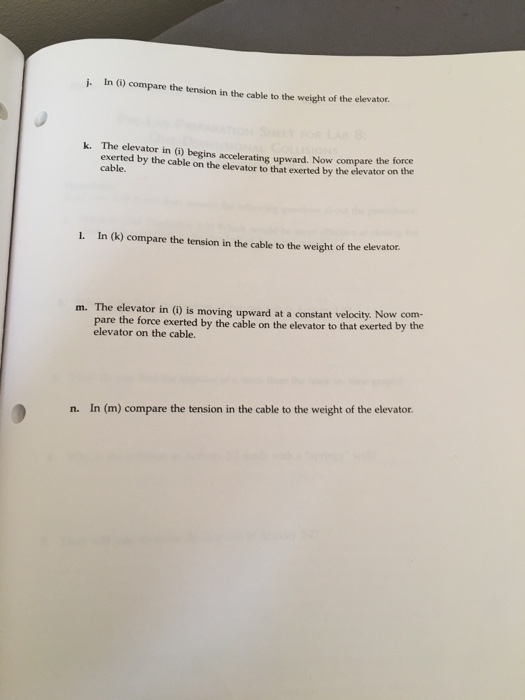 Solved Physics I lab. Answer all questions if possible | Chegg.com