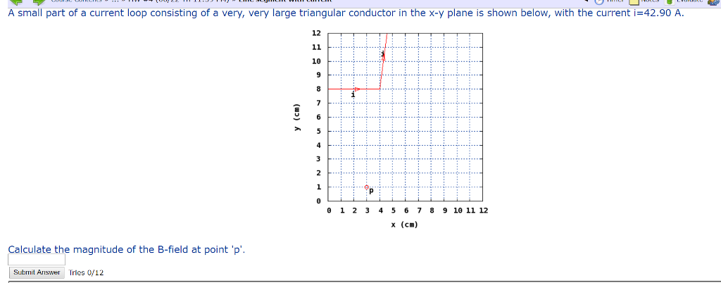 Solved A small part of a current loop consisting of a very, | Chegg.com