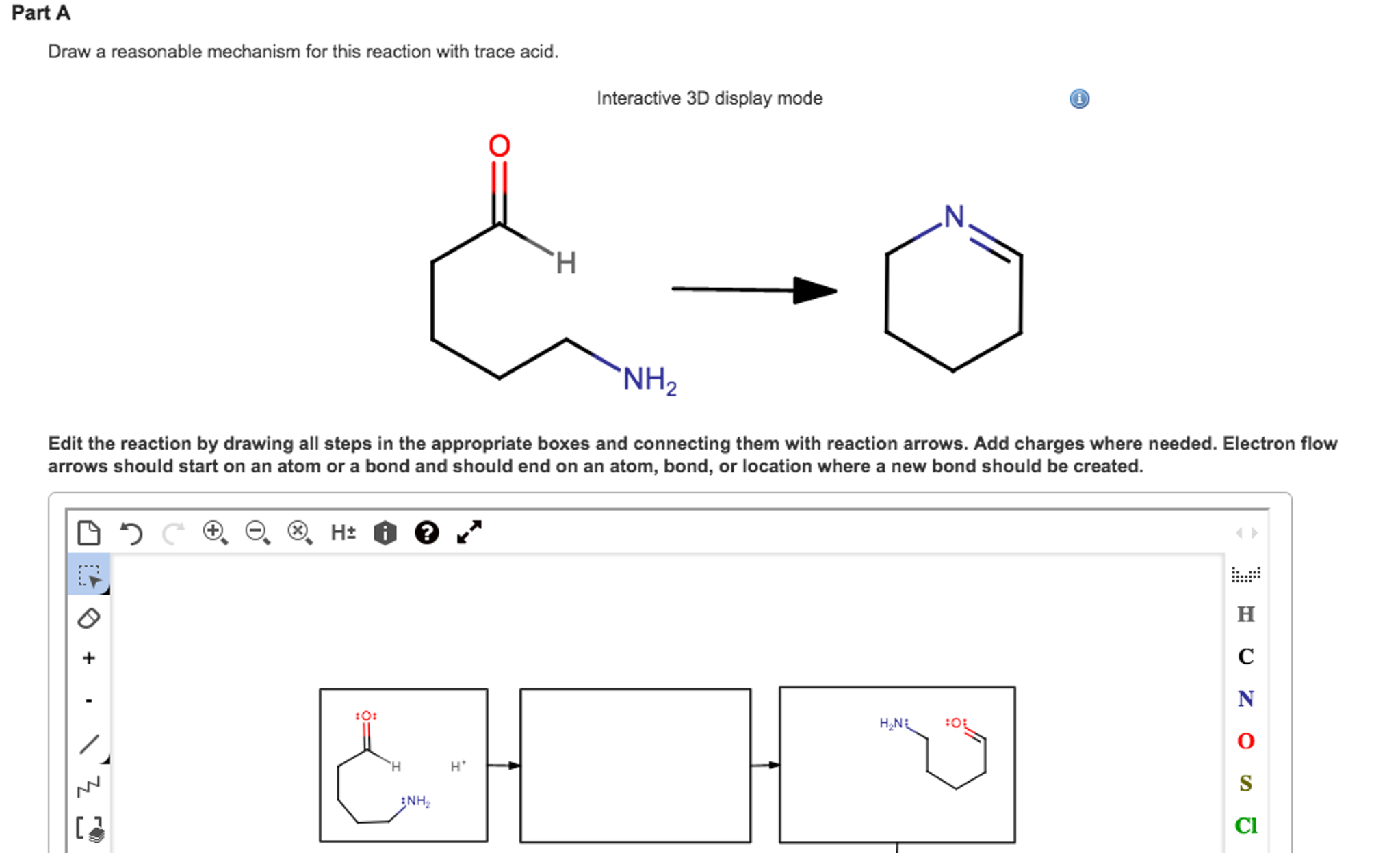 Solved Part A Draw a reasonable mechanism for this reaction | Chegg.com