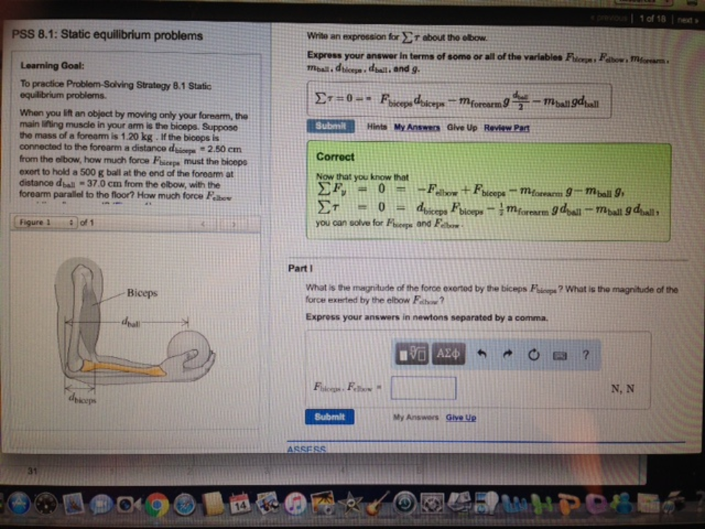 Solved When you lift an object by moving only your | Chegg.com