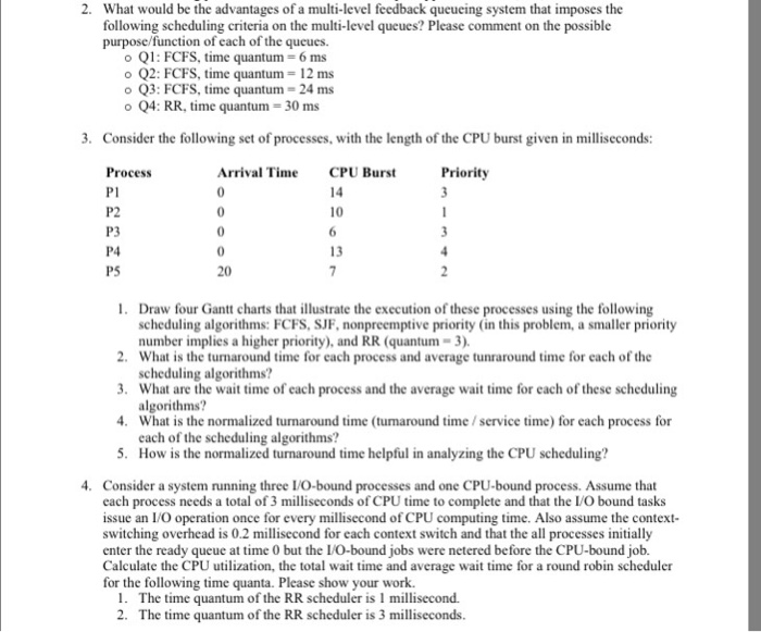 Solved What would be the advantages of a multi-level | Chegg.com