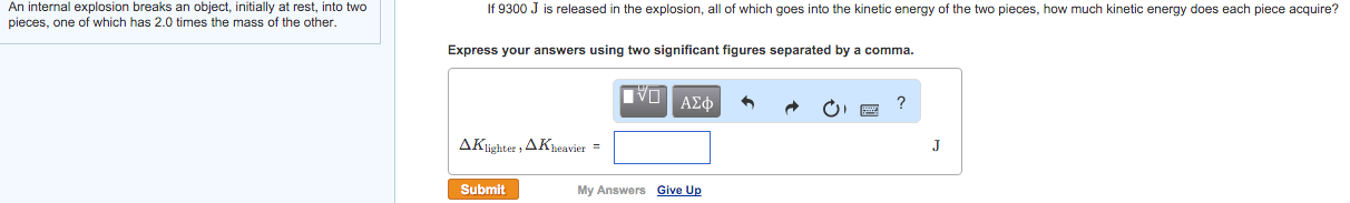 Solved An internal explosion breaks an object, initially at | Chegg.com