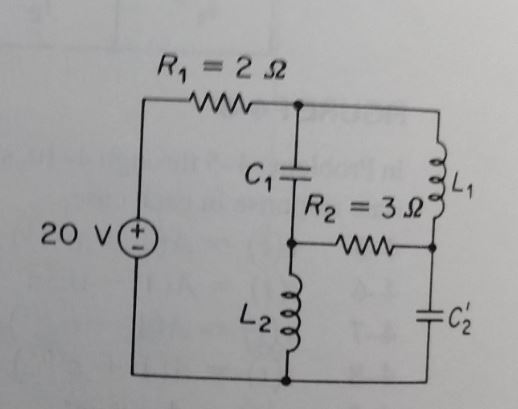 Solved Draw the steady-state dc equivalent circuit, and | Chegg.com