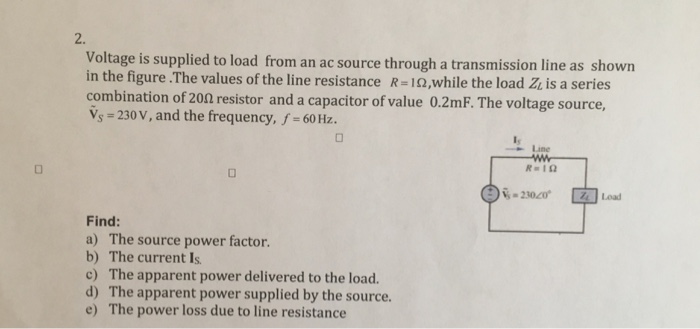 Solved Voltage is supplied to load from an ac source through | Chegg.com