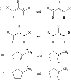 Solved Which pair does not represent a pair of resonance | Chegg.com
