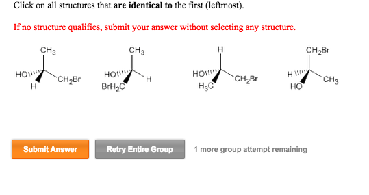 Solved Click on all structures that are identical to the | Chegg.com