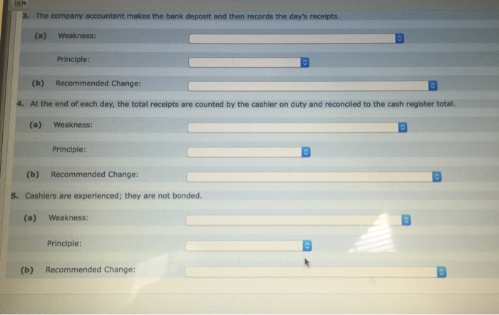 Solved (a) for each procedure, explain the weakness in | Chegg.com