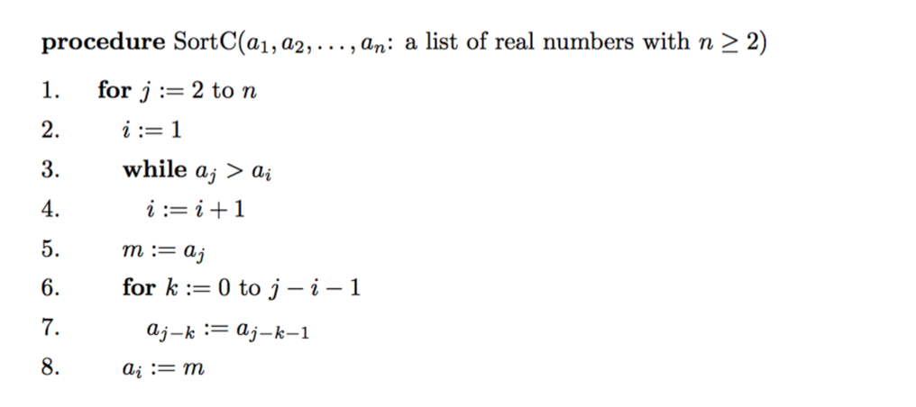 Solved A) Find an input list containing the numbers 1, 2, 3, | Chegg.com