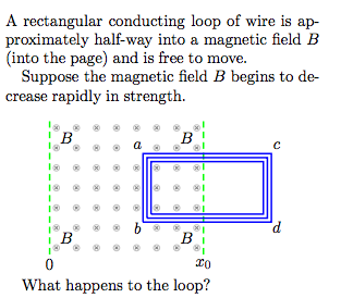 Solved A rectangular conducting loop of wire is | Chegg.com