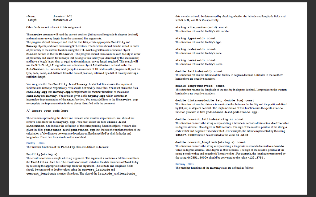 Solved C++ Programming C++ Programming Hi! Sorry for | Chegg.com