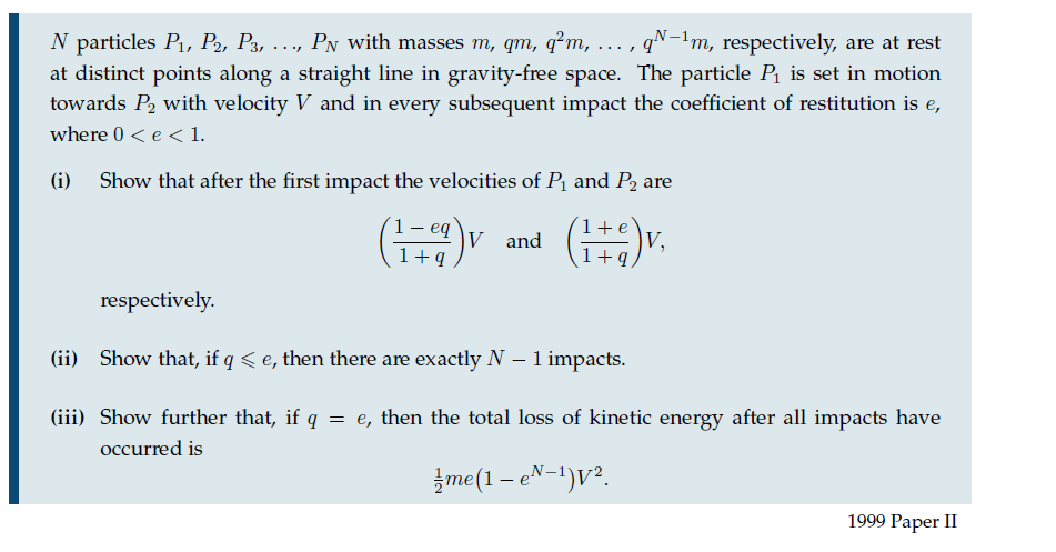 Solved N particles P, P2, P3, .. ., Pv with masses m, qm, | Chegg.com