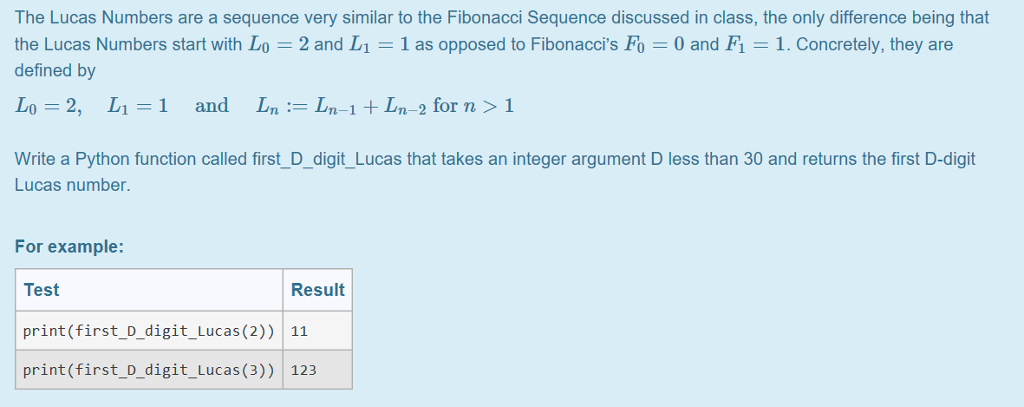 Solved The Lucas Numbers Are A Sequence Very Similar To The