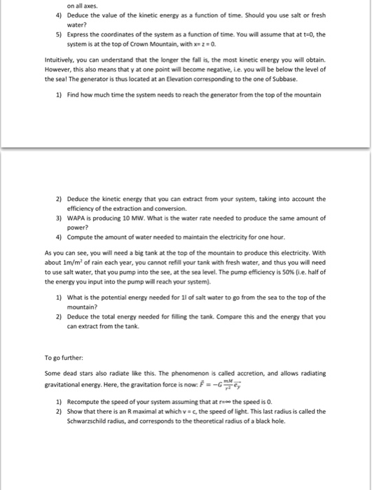 Solved Lesson: What is the potential energy? Problem. Making | Chegg.com