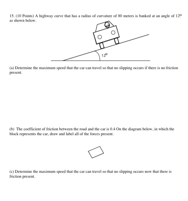 Solved A highway curve that has a radius of curvature of 80 | Chegg.com