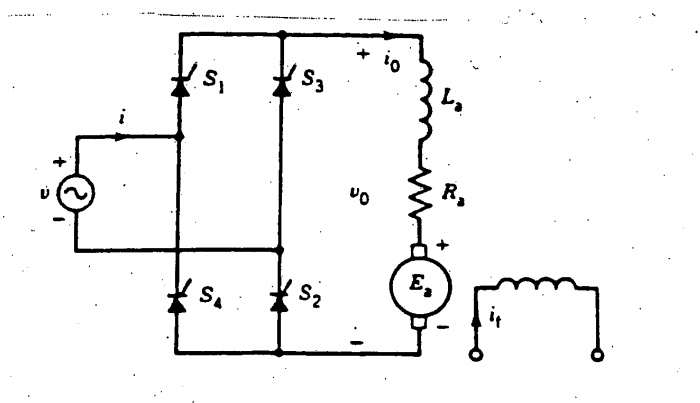 Solved A single-phase ac-de fully controlled converter, fed | Chegg.com