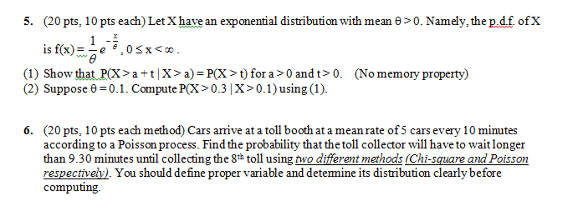 Solved Let X have an exponential distribution with mean | Chegg.com