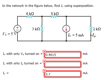 Solved In the network in the figure below, find Io using | Chegg.com