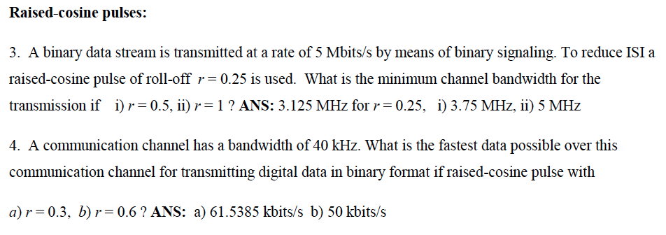A binary data stream is transmitted at a rate of 5 | Chegg.com