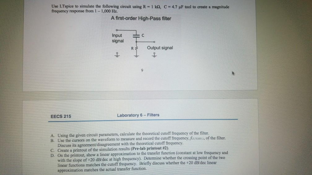 Solved Use LTspice to simulate the following circuit using | Chegg.com