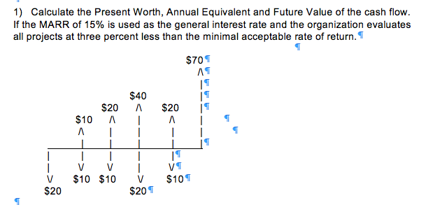 Solved Calculate the Present Worth, Annual Equivalent and | Chegg.com