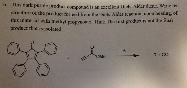 Solved b. This dark purple product compound is an excellent | Chegg.com