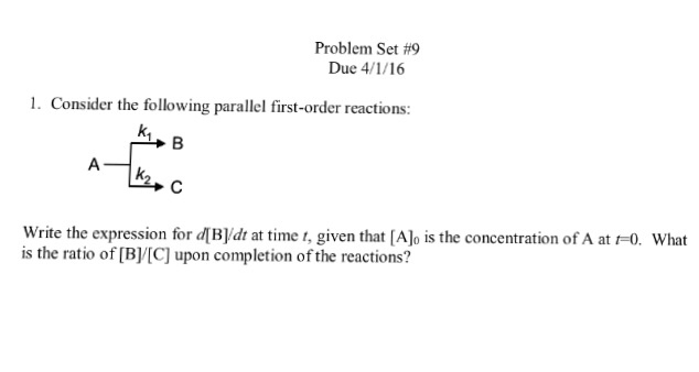 Solved Consider the following parallel first-order | Chegg.com