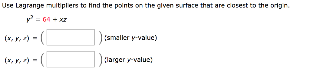 Solved Use Lagrange multipliers to find the points on the | Chegg.com