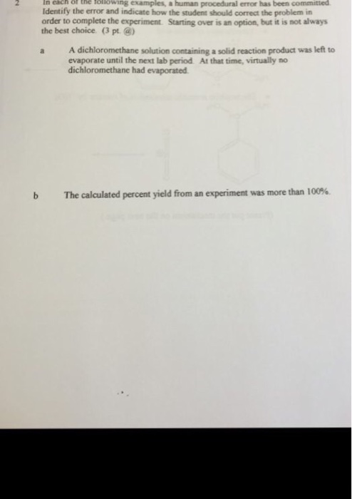 In each of the following examples, a human procedural | Chegg.com