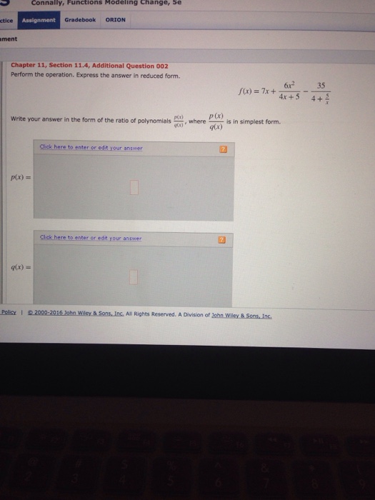 Solved Connally, Functions Modeling Change, Se ctice | Chegg.com