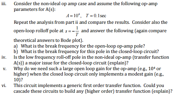 Solved i. Calculate the closed-loop transfer function (from | Chegg.com