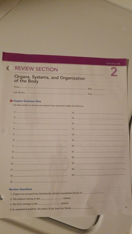 Solved EXERCISE REVIEW SECTION Introduction to Lab Science, | Chegg.com Solved EXERCISE REVIEW SECTION Introduction to Lab Science, | Chegg.com