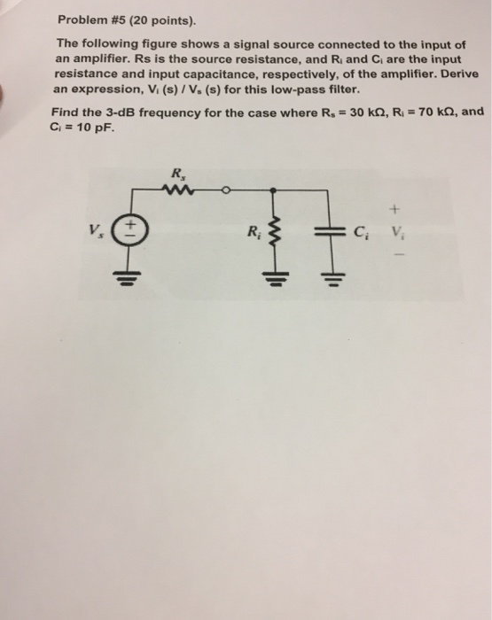Solved The following figure shows a signal source connected | Chegg.com