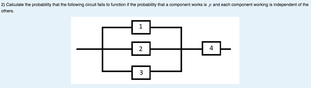 Solved 2) Calculate the probability that the following | Chegg.com