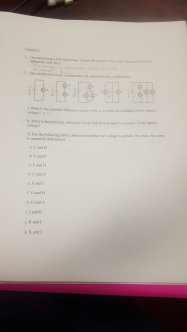 Hi, can I please have the answers for all of 2. With | Chegg.com