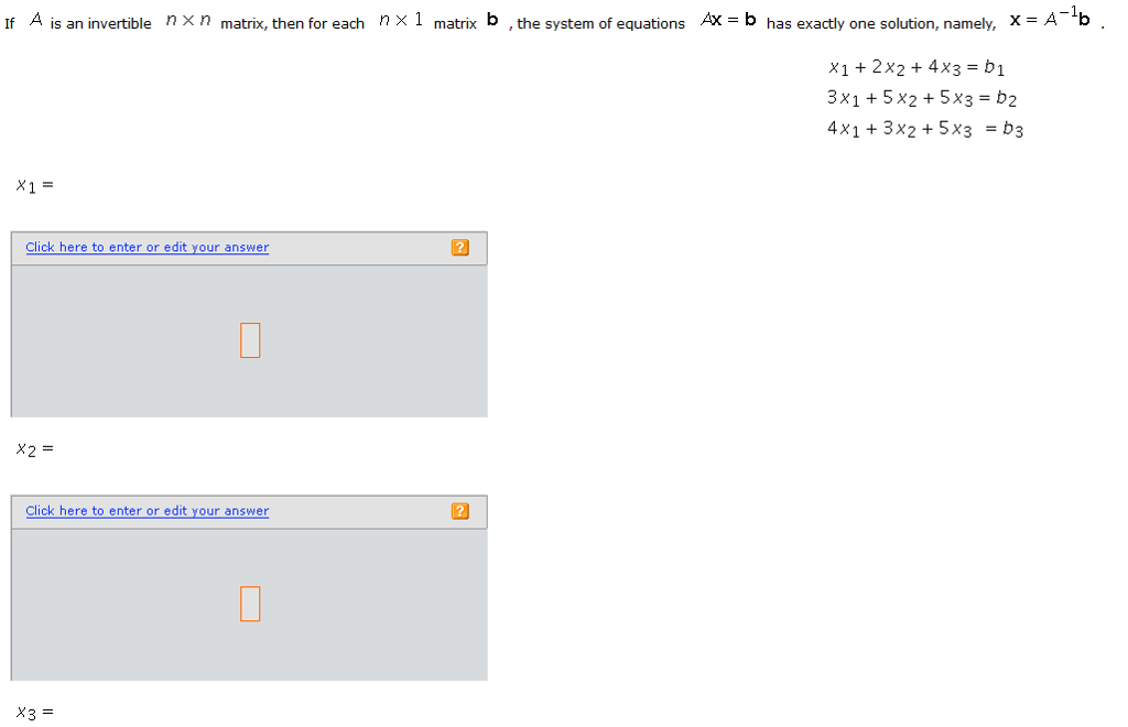 Solved If A is an invertible n x n matrix, then for each n × | Chegg.com