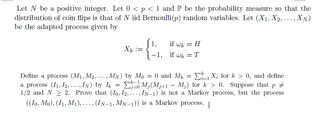 Let N be a positive integer. Let 0 p 1 and P be the | Chegg.com