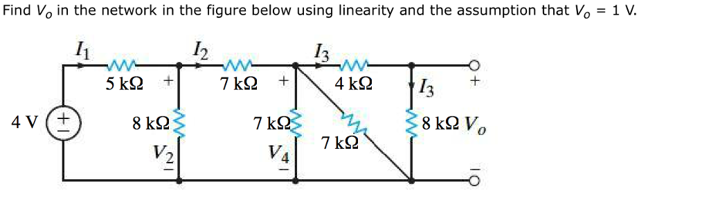 Solved Find V_o in the network in the figure below using | Chegg.com