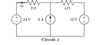Solved Circuit 1 | Chegg.com