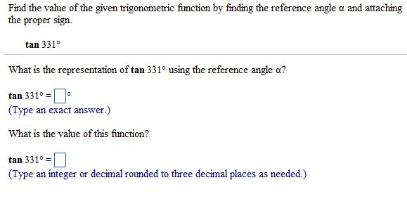 Solved Find the value of the given trigonometric function by | Chegg.com