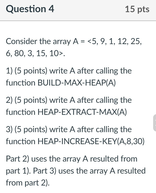 Solved Question 1 40 pts Solve the following recurrences | Chegg.com Solved Question 1 40 pts Solve the following recurrences | Chegg.com