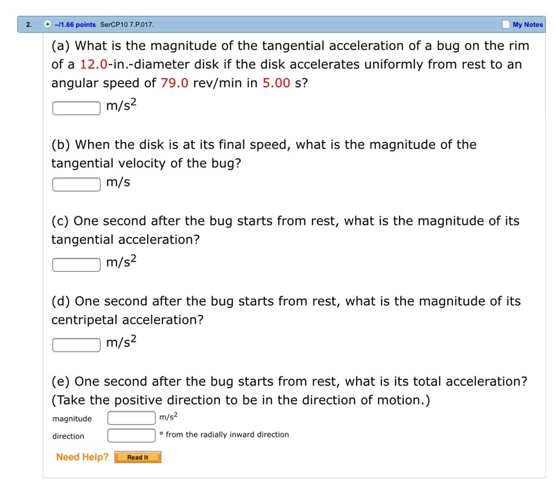 Solved What is the magnitude of the tangential acceleration | Chegg.com