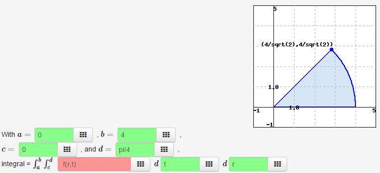 Solved For each of the following, set up the integral of an | Chegg.com