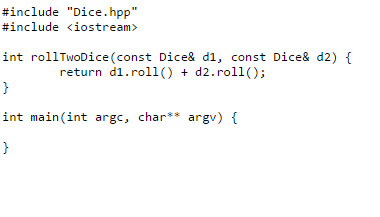 Main.cpp Dice.cpp | Chegg.com